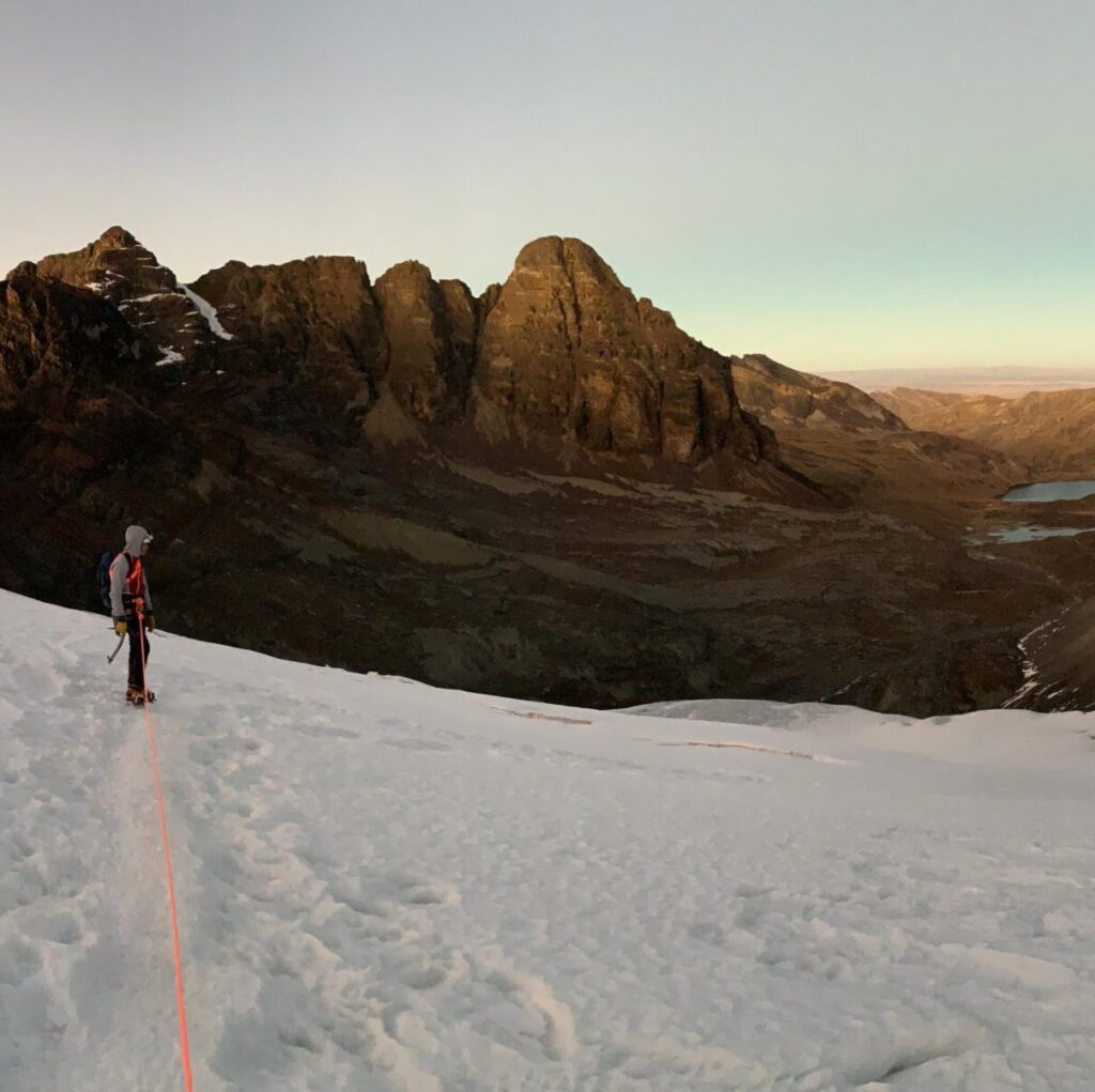 Mountaineering in Bolivia - Climb a Condor Summit - Illimani